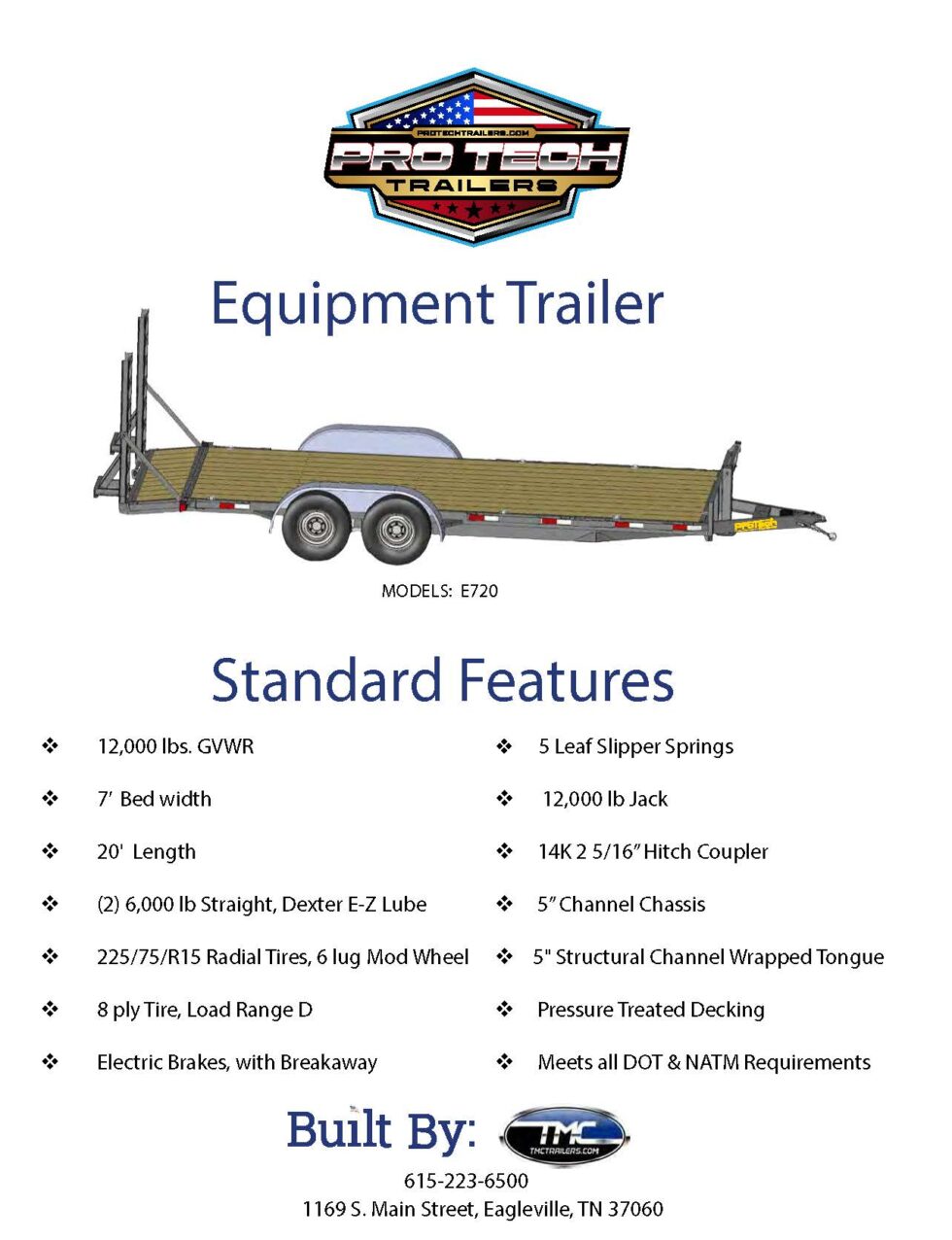 ProTech Trailers | Trailer Manufacturer for Dealers